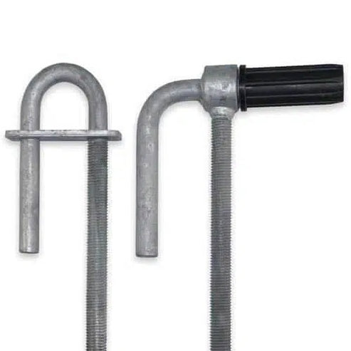 Bolt Through Hinge Set With Latch 275mm – Variety Fencing & Farm Supplies