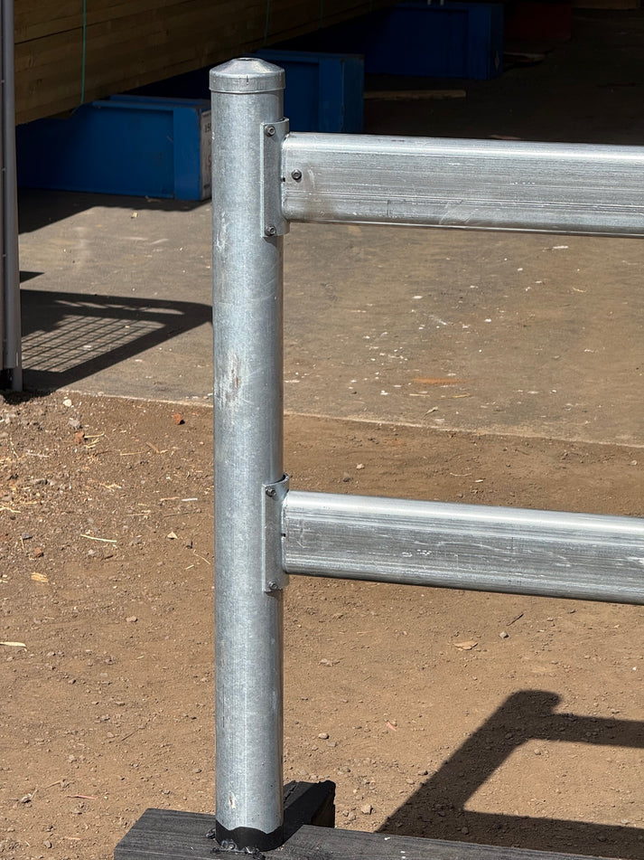 Round (80nb) Steel Post, 1800mm long, with cap – Variety Fencing & Farm ...