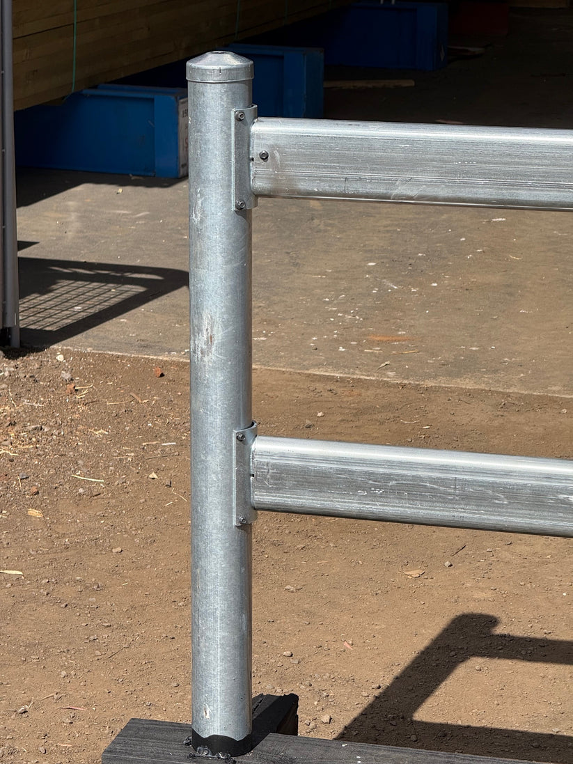 Round (80nb) Steel Post, 1800mm long, with cap – Variety Fencing & Farm ...