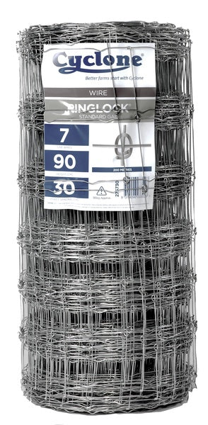 Cyclone Ringlock 7/90/30 wire 200m – Variety Fencing & Farm Supplies